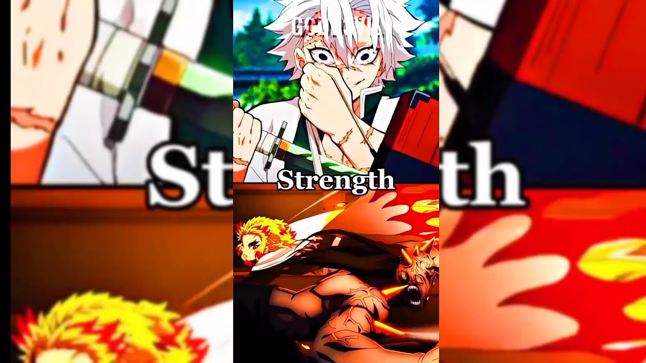 Marked Rengoku vs Marked Sanemi | Who's the Strongest | Demon Slayer ...