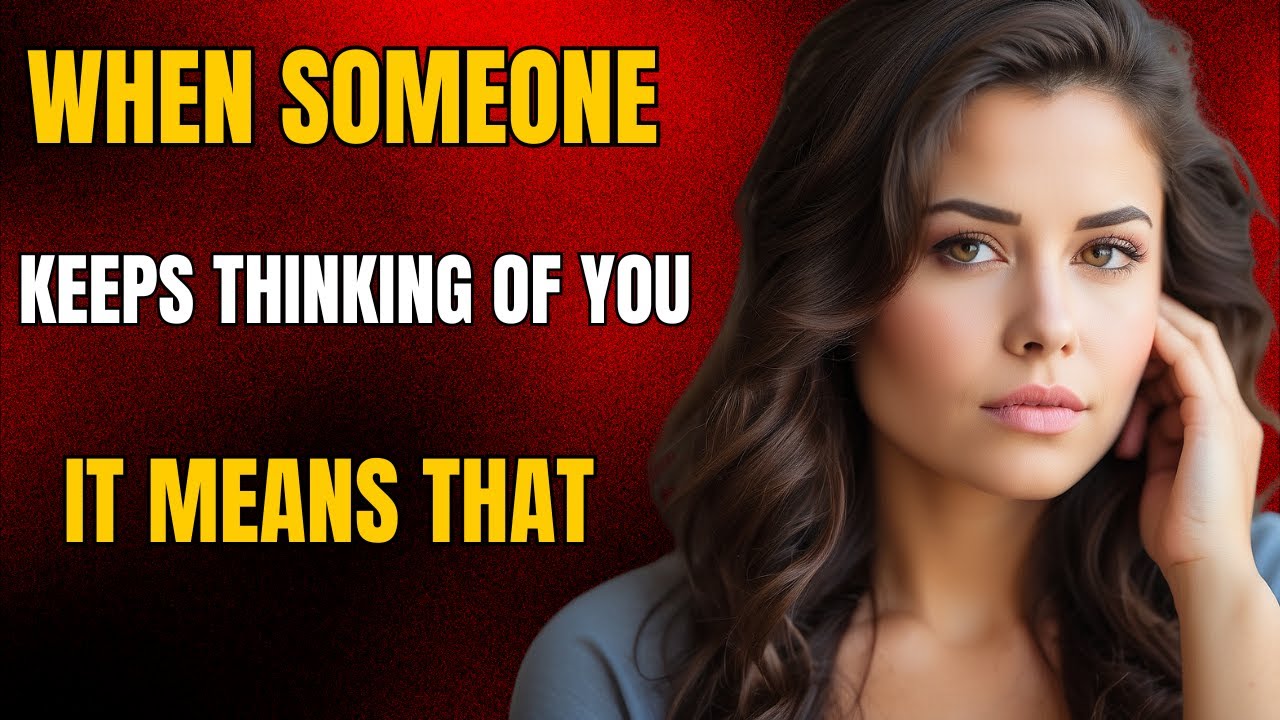 When someone Keeps Thinking about you it means that.. | Psychology ...