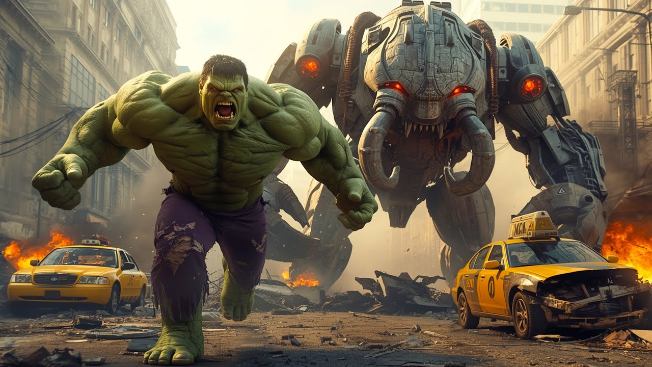 HULK vs. TREMORTUSK: Total City Destruction (4K Battle) - YouTube