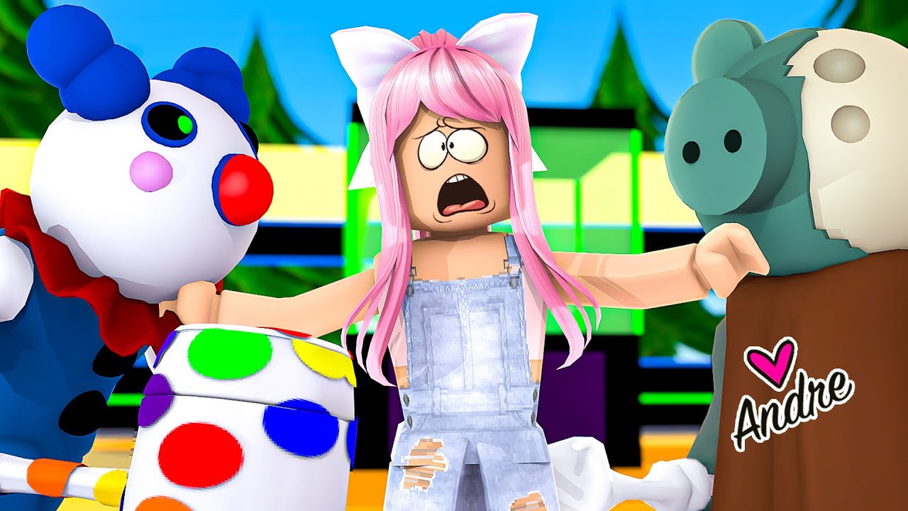 Roblox Andre | Soy Clowny y tengo que luchar contra Piggy Zombie en el ...