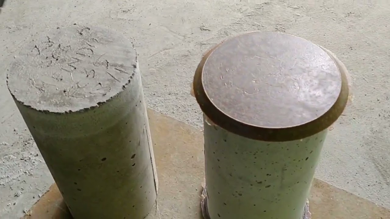 Proses Capping Beton Silinder - YouTube