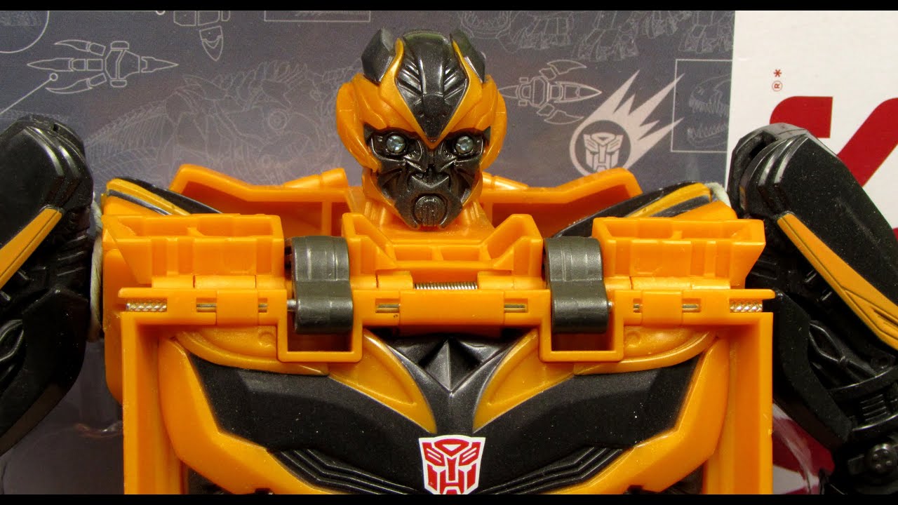Mega 1-Step Bumblebee - Transformers 4 - Hasbro - A7799 - YouTube