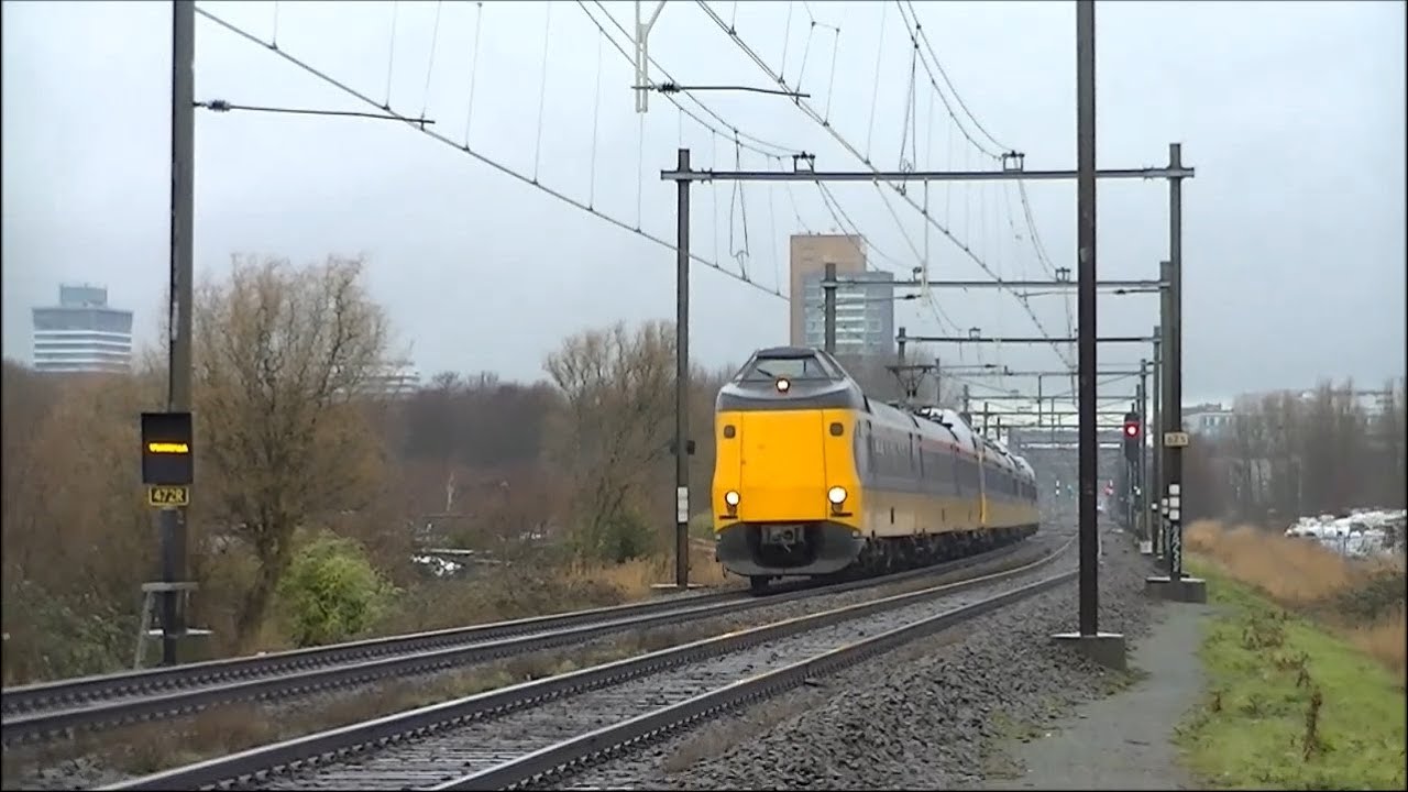 Drie maal NS ICMm (4024, 4047 en 4081) te Rijswijk - YouTube