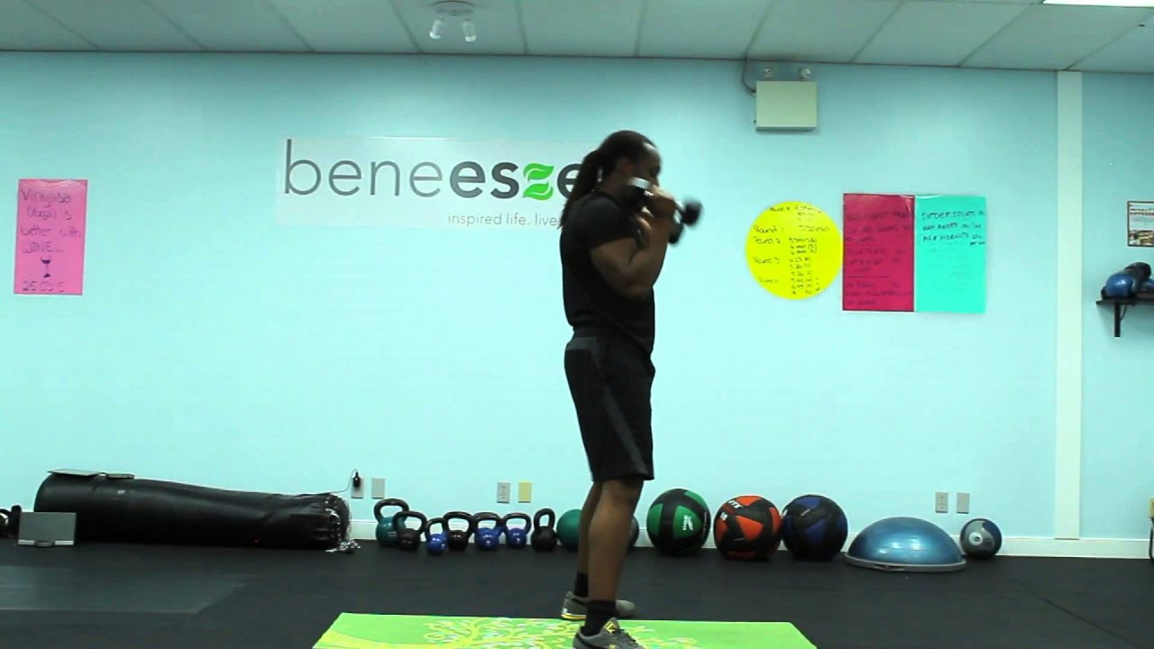Db Burpee + Clean & Press - YouTube