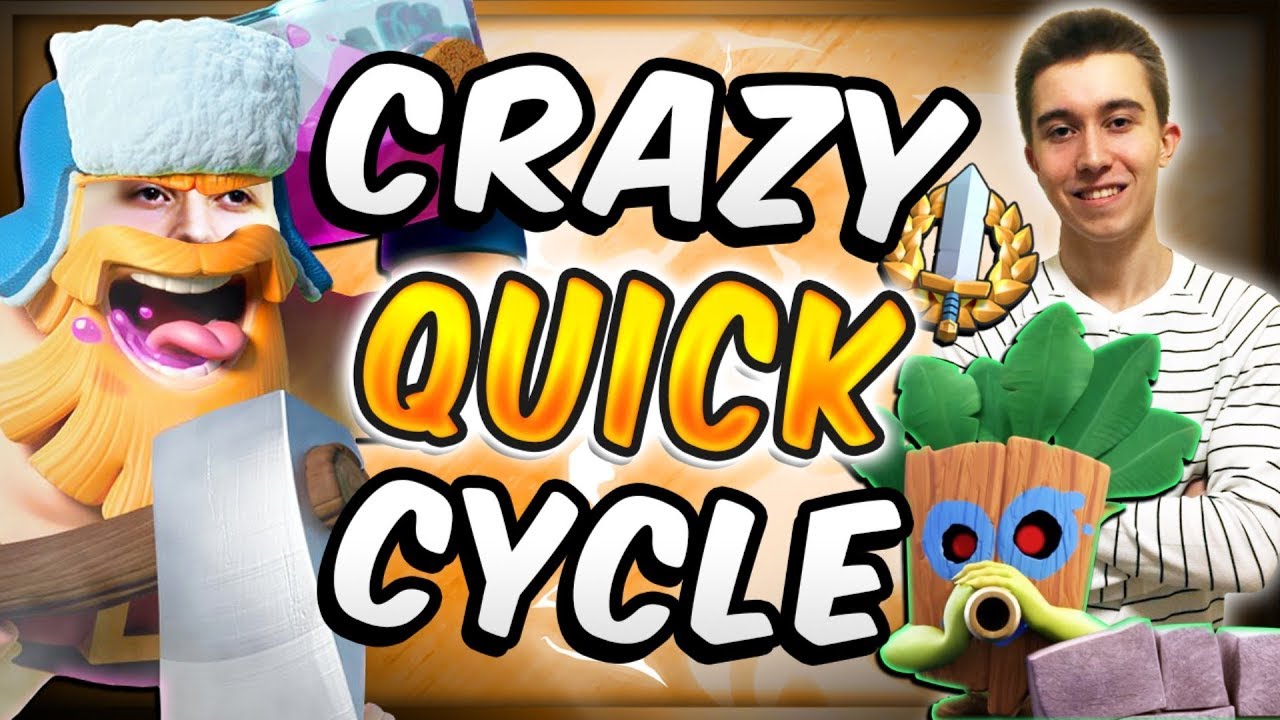 MY NEW FAVORITE HOG RIDER BAIT DECK! Hog (Fast!) Cycle Deck — Clash ...