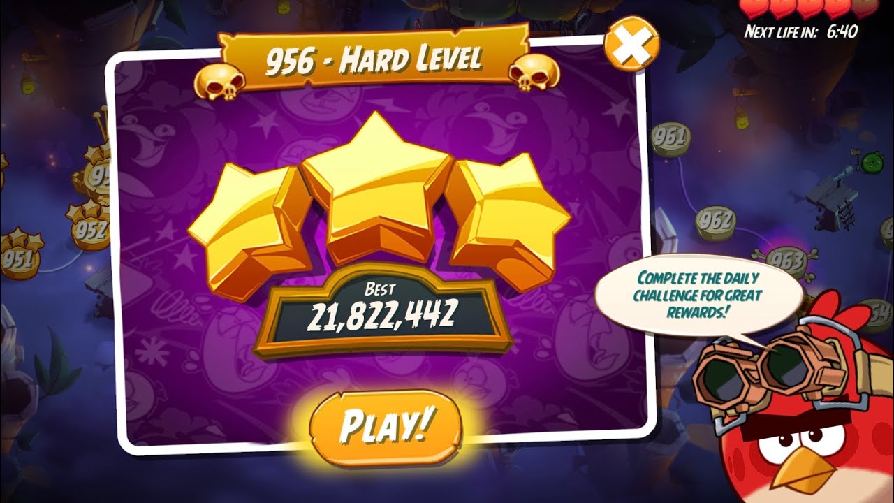 Angry Birds Hard Level 956 | Hard Level 956 | Angry Birds 2 | Angry ...