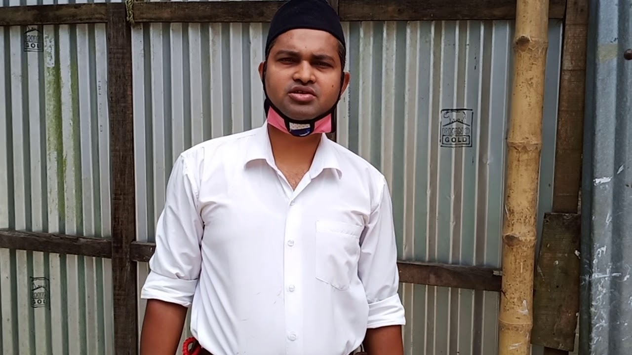 Muslim RSS Swayamsevak Mokibul Hussain explaining Seva work of RSS ...