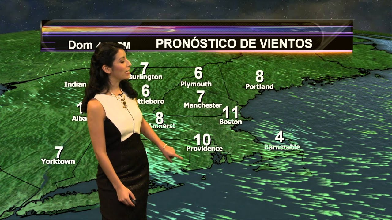 Pronóstico del tiempo en Boston con Ana Cristina Sánchez 2/21/16 - YouTube