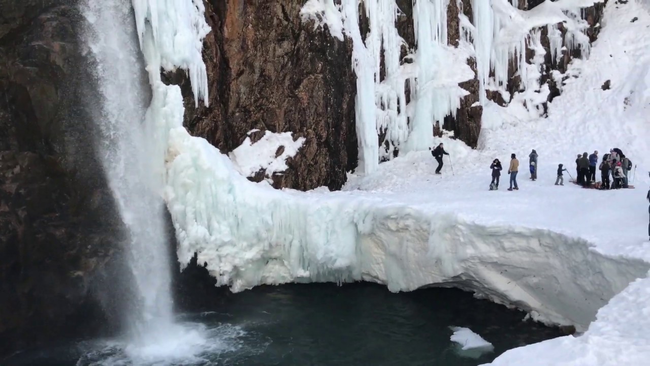 Frozen Franklin Falls Winter 2019, Seattle Washington - YouTube