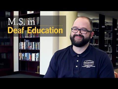 M.S. in Deaf Education | Stephen Farias | McDaniel College - YouTube