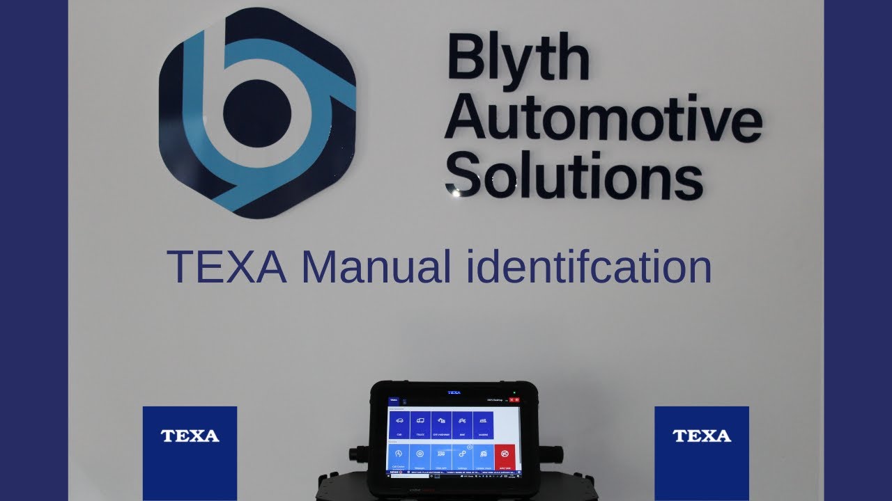 Manual identification on TEXA - YouTube
