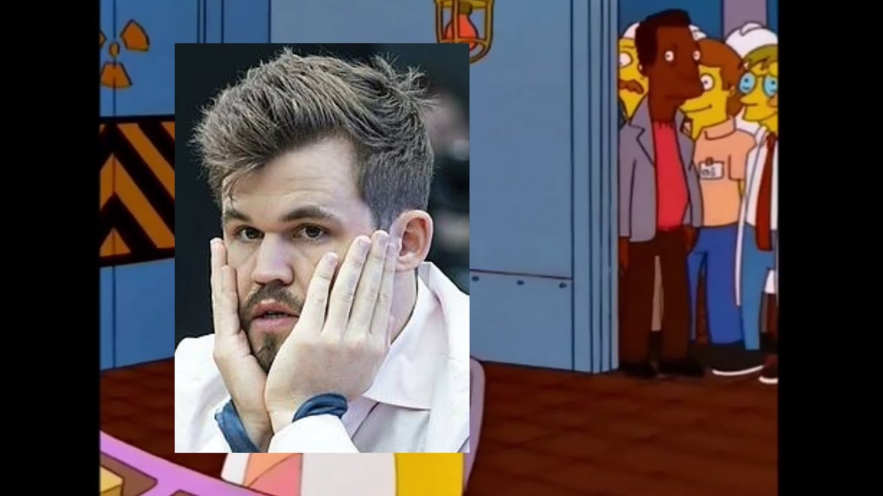 Chess Memes | Magnus Carlsen ft. Simpsons | He is about to do something ...