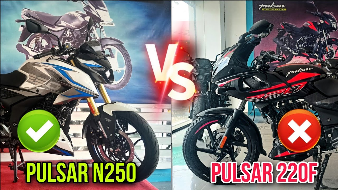 2024 Bajaj Pulsar 220F Bs7 Model VS Bajaj Pulsar N250 New Model 2024 ...