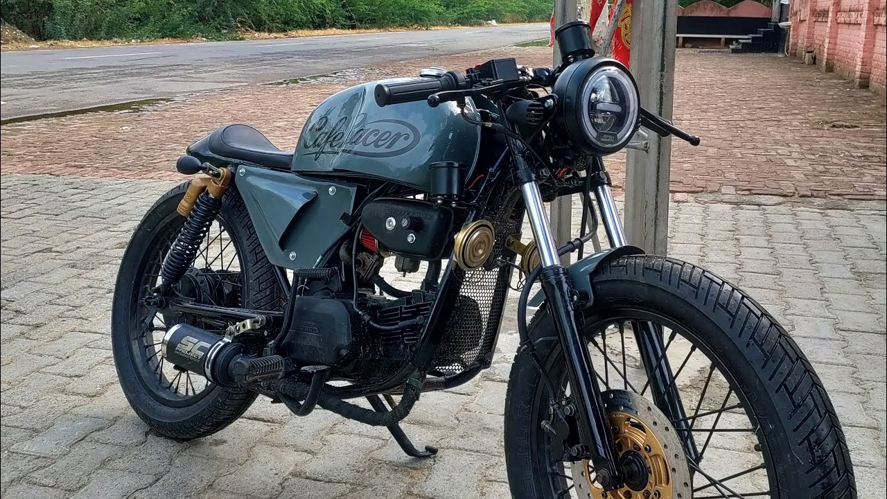 Hero Honda Splendor modified into cafe racer @voyagecustom the only ...