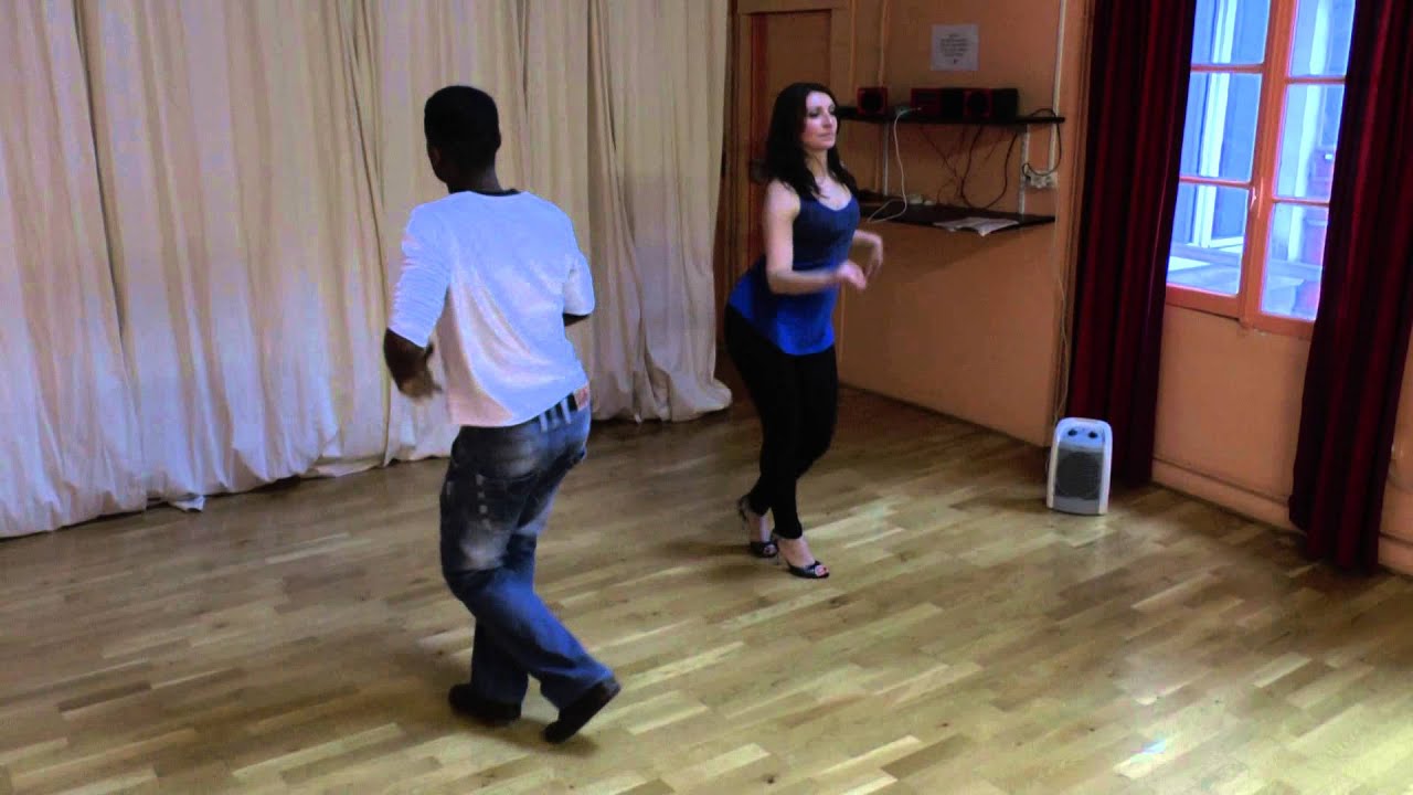 Shine de salsa porto on 2 "Palladium" débutant :"Susy Q cross and taps ...