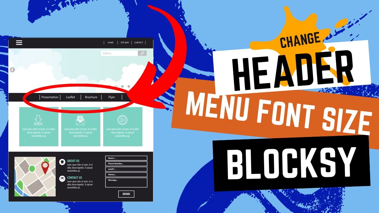 Change the header menu font size in WordPress Blocksy! - YouTube