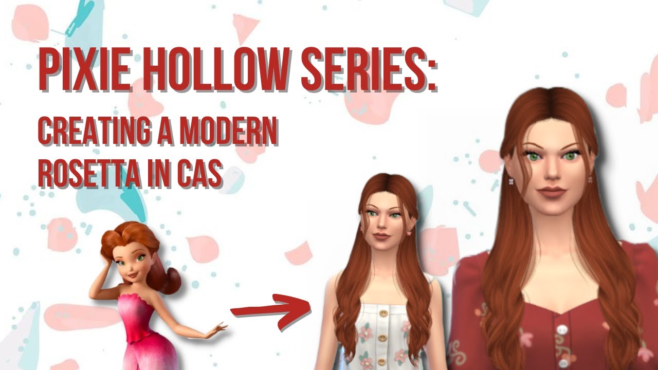 Giving Rosetta A Cottage Core Makeover | Pixie Hollow | Create-A-Sim ...