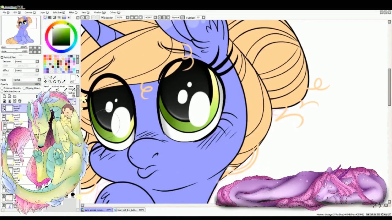 Commissioned Speed Draws - YouTube