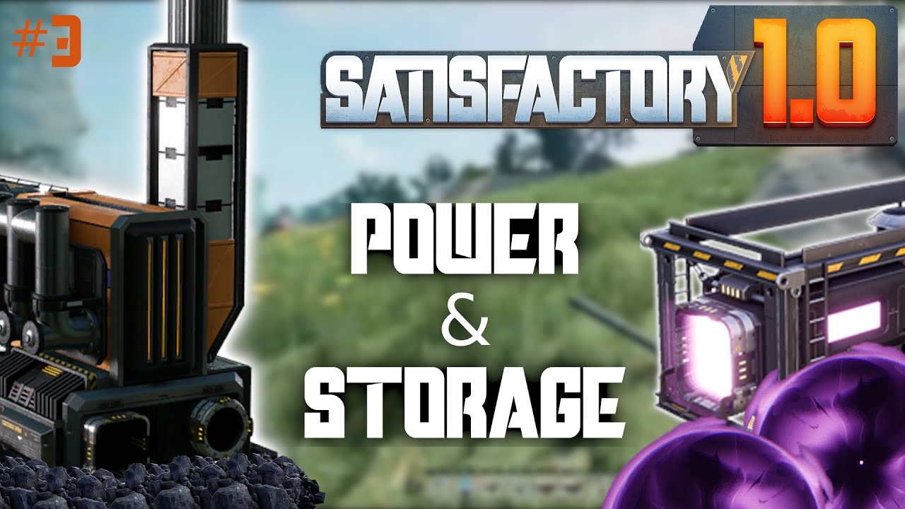 Coal Power and Dimensional Depot – Satisfactory #3 - YouTube