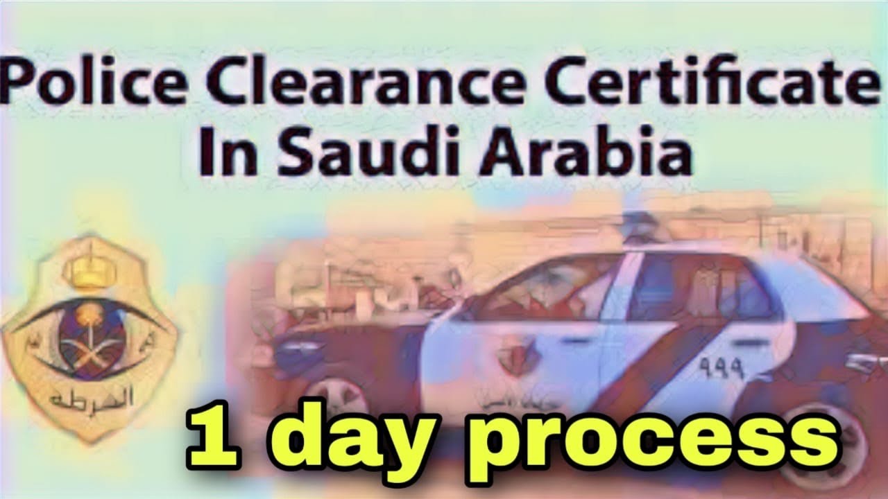 Saudi Police Clearance 1 Day Process || Walk In Process || Jess Vlogz ...