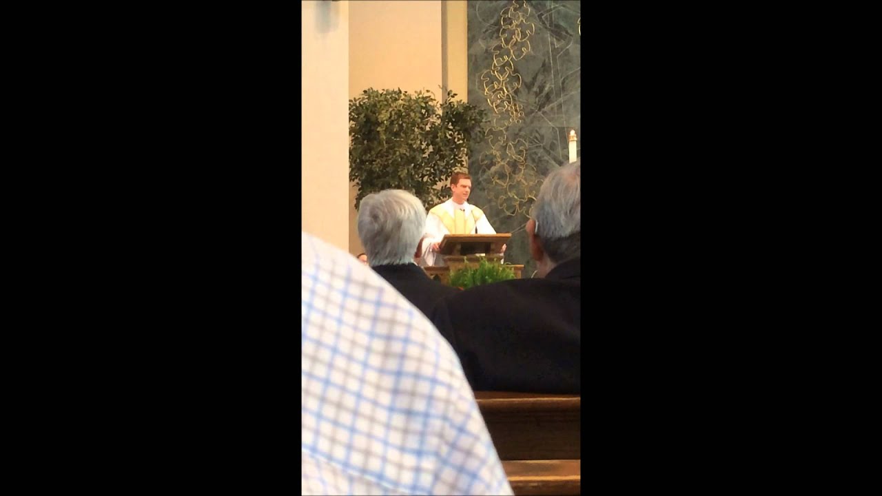 Fr. Connor Danstrom - First Mass Homily - YouTube