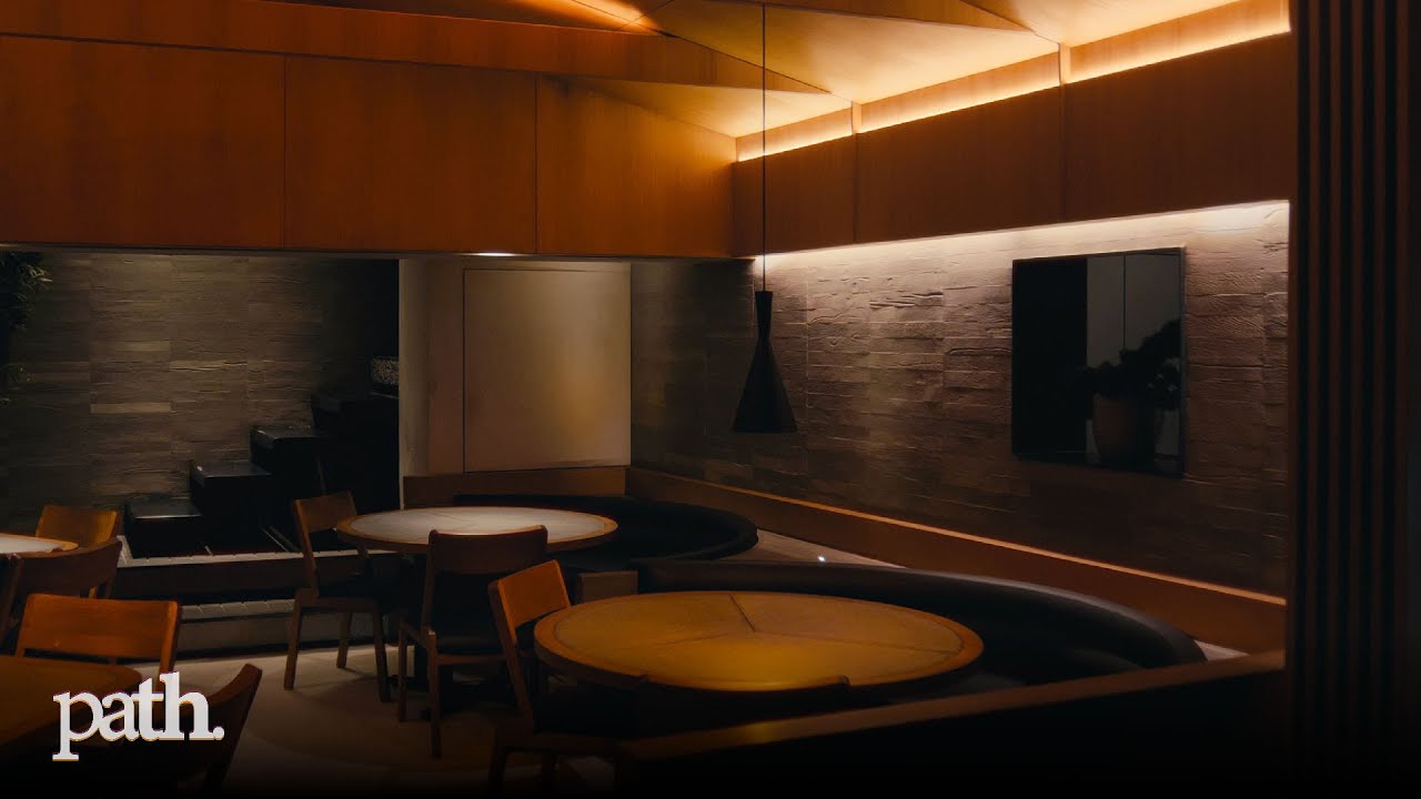 🇮🇩 Inside a Hidden Restaurant with Rich Details of Woods and Stones ...