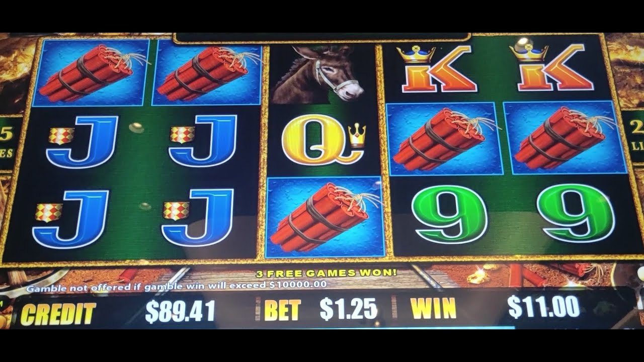 mine mine mine lightning link pokie - YouTube