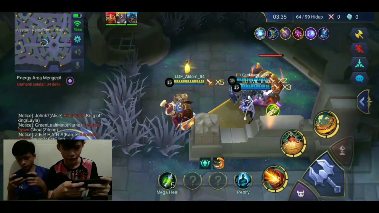 Test main survival mode Mobile Legends#16 - YouTube