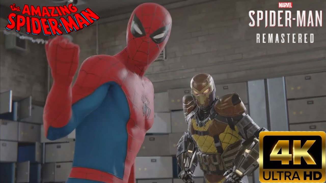 Spider-Man vs Shocker with Classic Suit - Marvels Spider-Man PS5 - YouTube