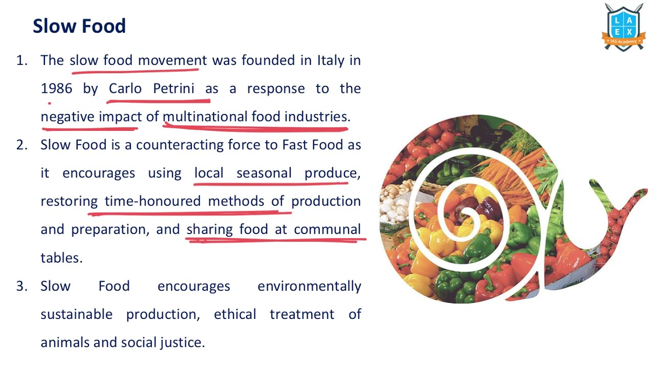 What is Slow Food? || Slow Food అంటే ఏమిటి? || La Excellence - YouTube