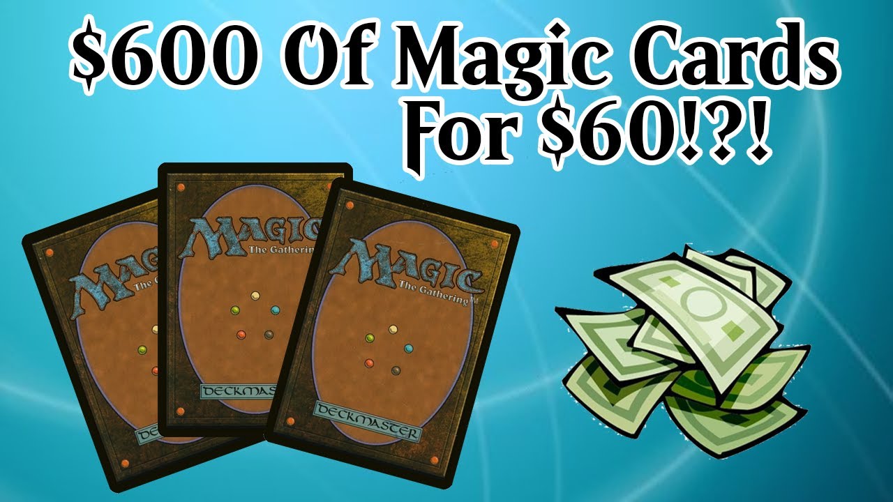 $600 Of Magic Cards For $60!?! - Magic the Gathering MTG Bulk Boxes ...