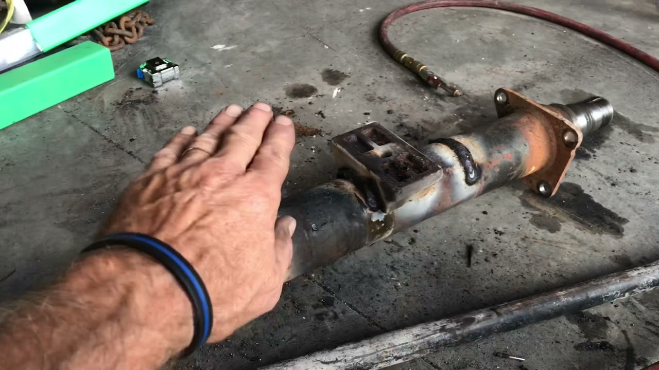How to make a trailer axle from f250 - YouTube