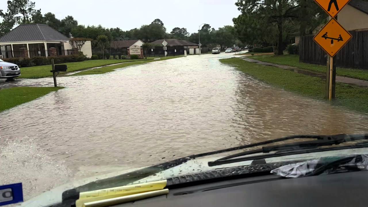Epic flood Katy texas houston neighborhood - YouTube
