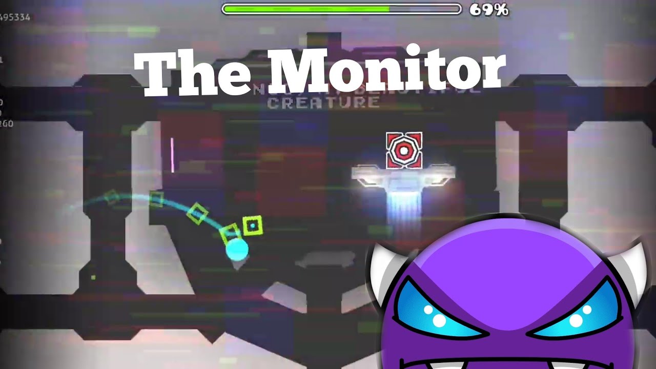 The Monitor by Vilms / Easy demon / Geometry Dash - YouTube