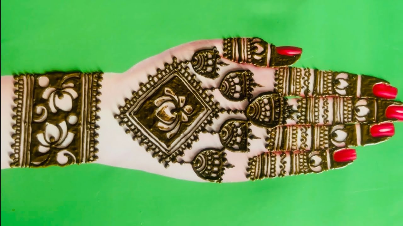 Simple mehendi design Mehendi Easy Designs Learning 🔥🔥 - YouTube