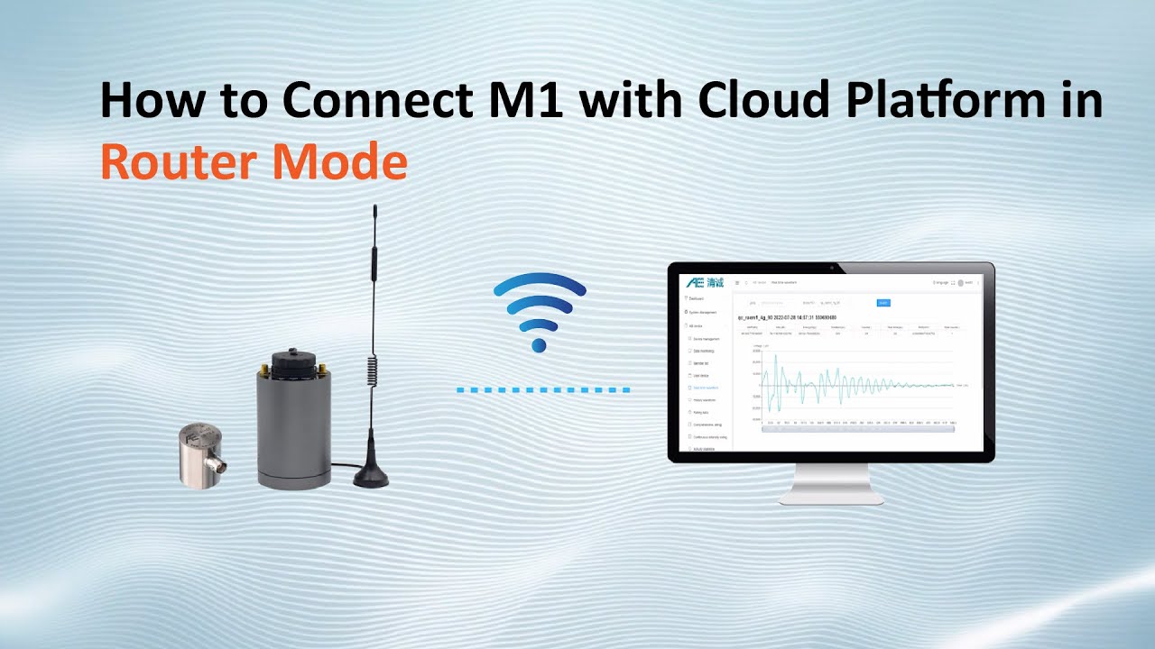 3. How to connect M1 with cloud platform in router mode - YouTube