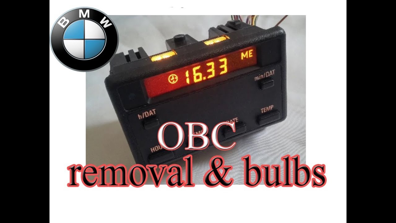 How to: BMW OBC - YouTube