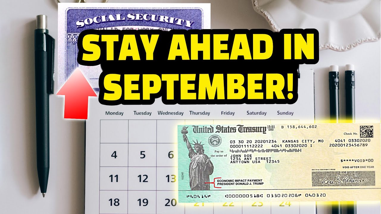 📅 September 2024 Social Security Double Payment Schedule 💰 Extra Money ...