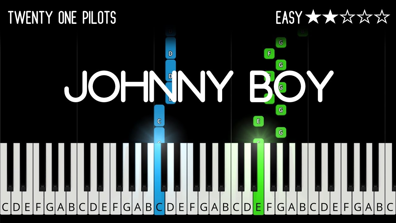 Twenty One Pilots - Johnny Boy - EASY Piano Tutorial - YouTube