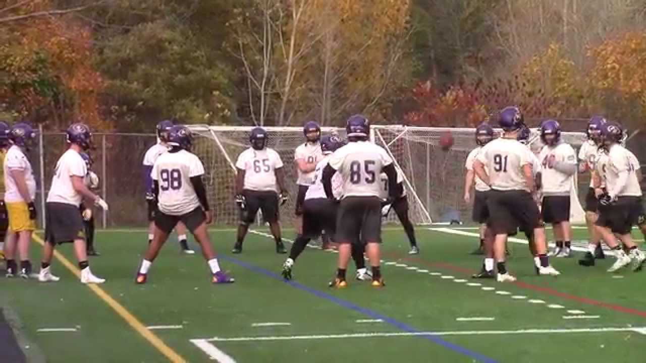 Alfred University Football Team Practice Fun 2014 - YouTube
