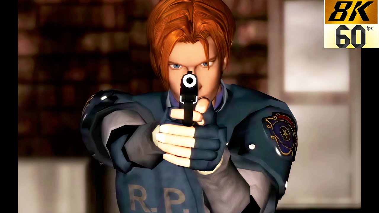 Resident Evil 2 (1998) - Leon Intro Cinematic (Remastered CGI 8K 60FPS ...
