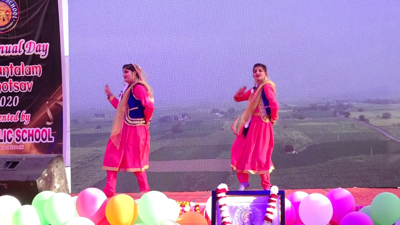 PUNJABI THEME DANCE @SSD PUBLIC SCHOOL RAYA - YouTube