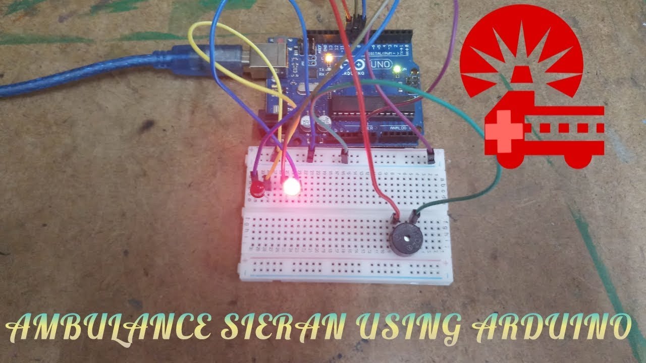 Arduino Ambulance Sieran | Arduino Uno | With Code - YouTube