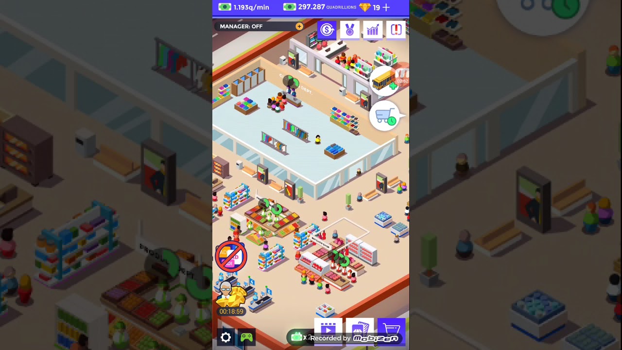 Idle supermarket tycoon - YouTube