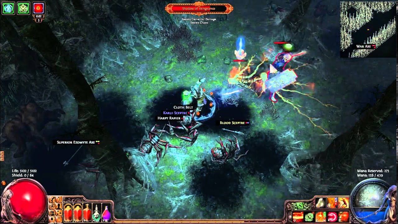 Shadow of Vengeance - Path of Exile - YouTube