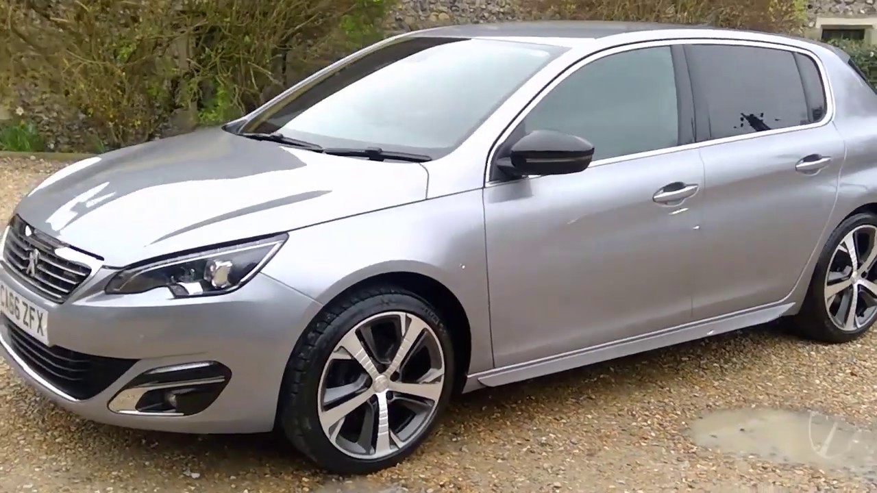 Peugeot 308 GT Line 2016 Grey - YouTube