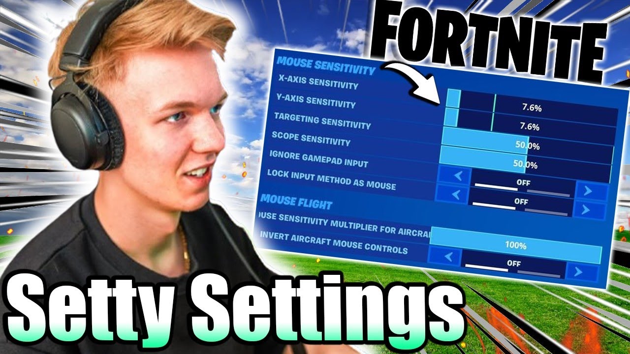 Setty Fortnite Settings 2025 – Sensitivity, Keybinds & Video - YouTube