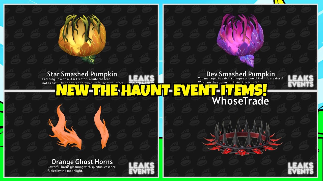 ALL Roblox The Haunt Event Items! - YouTube