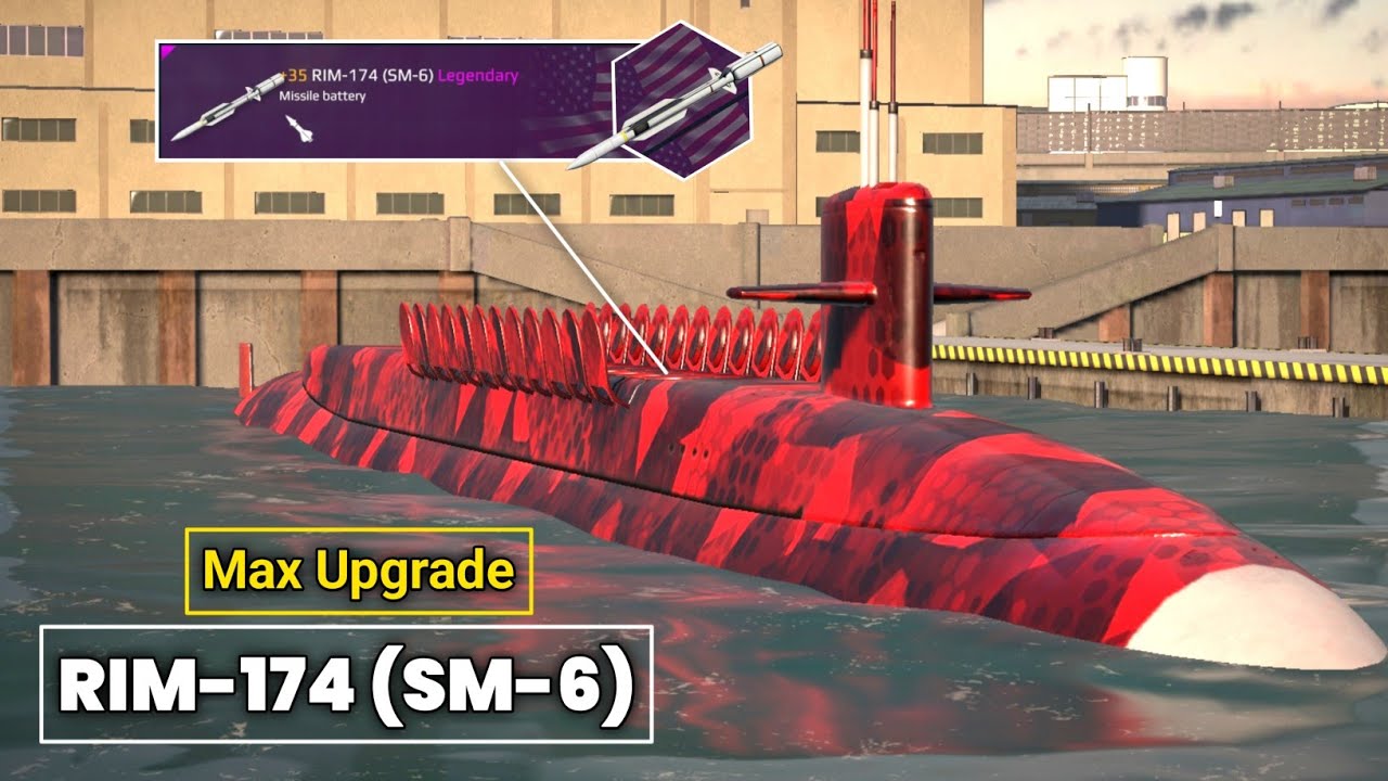 USS Ohio - Full RIM-174 (SM-6) Missile Spamming - Modern Warships - YouTube