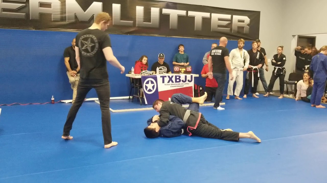 Champion Winner - Texas Teen Brazillian Jiu Jitsu Championship - YouTube